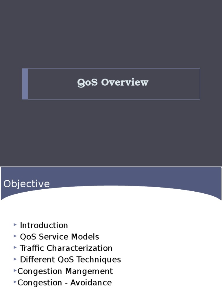 IP QoS Presentation | PDF | Quality Of Service | Internet Standards