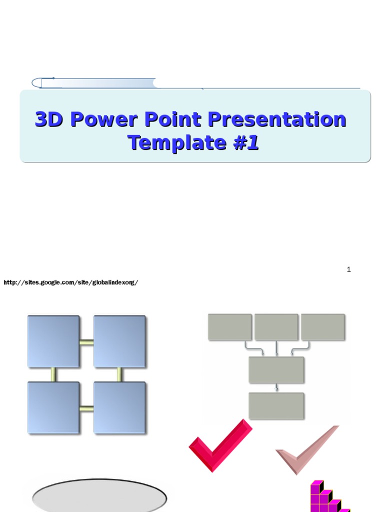 3D Power Point Presentation - 48 Templates | PDF