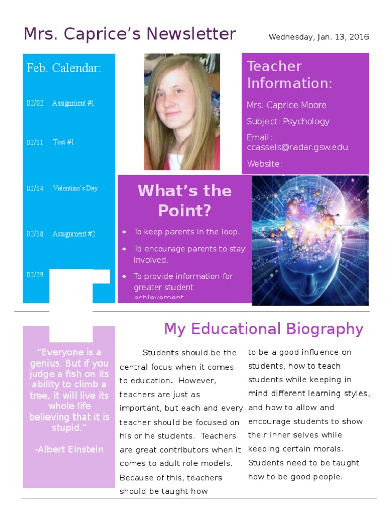 Newsletter | PDF | Career & Growth | Self-Improvement