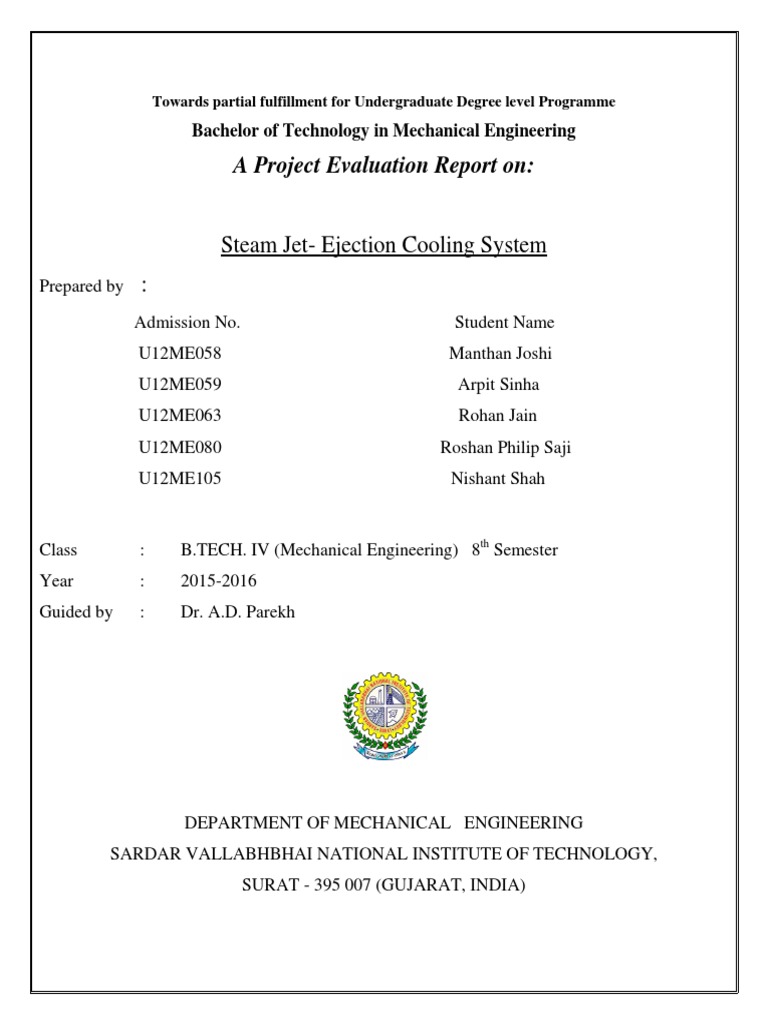 Project Final Phase - 1 | PDF | Air Conditioning | Refrigeration