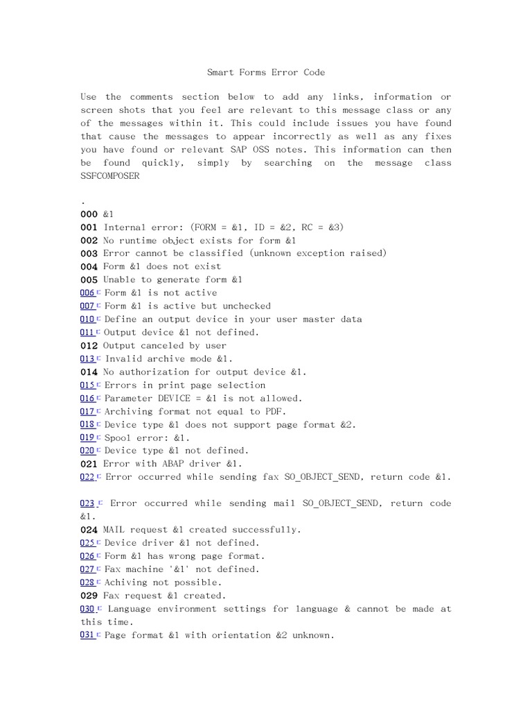 Smartforms Error Pdf Parameter Computer Programming Computing 1041