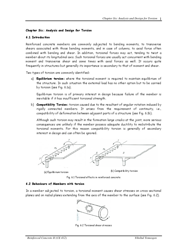 Chapter Five, Torsion of Beams | PDF | Stress (Mechanics) | Bending