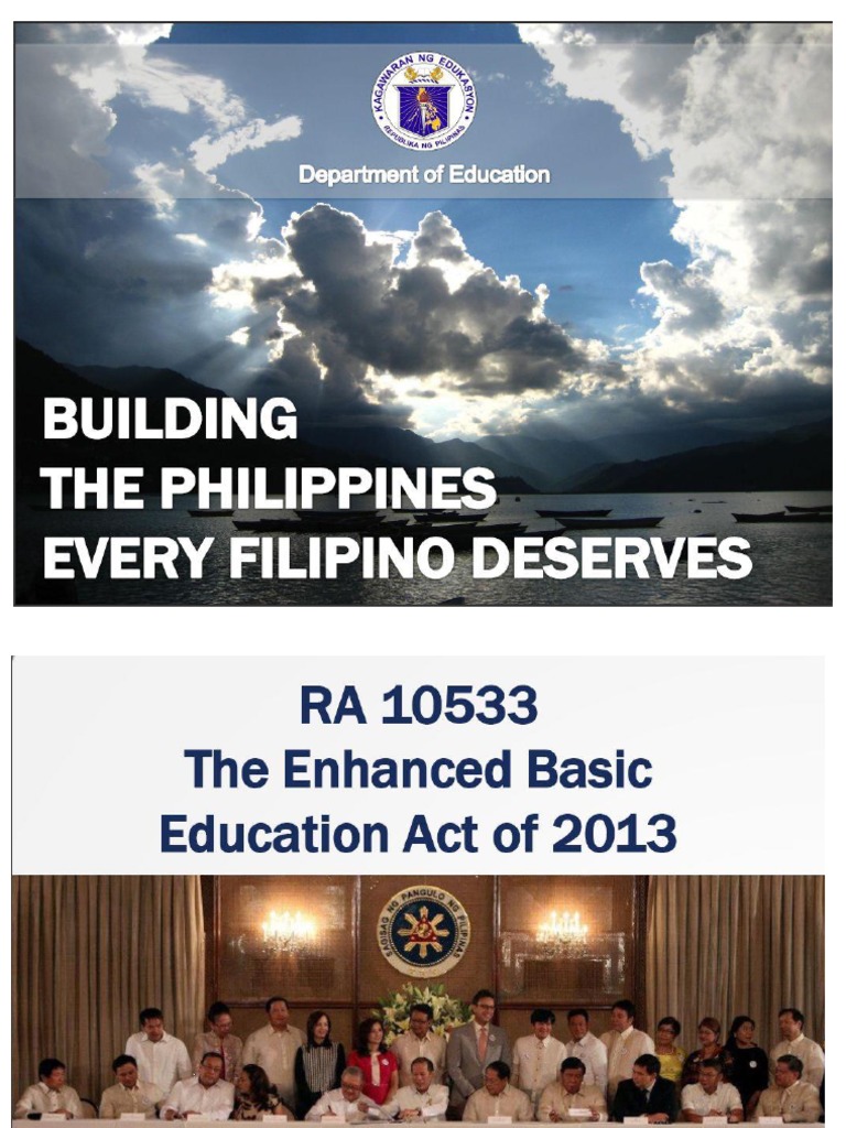 the enhanced basic education act of 2013 | Secondary School | English ...