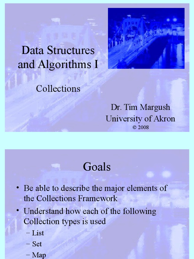 Data Structures and Algorithms I: Collections | PDF | Method (Computer Programming) | Computer ...