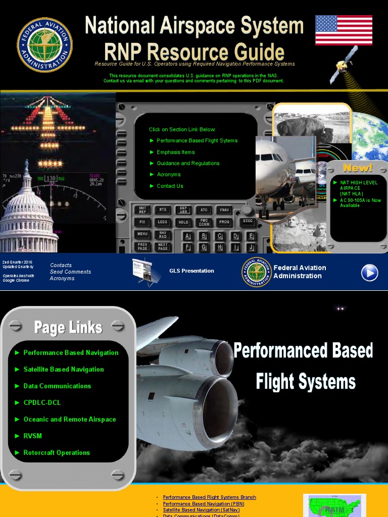 NAS RNP Resource Guide FAA | PDF | Air Traffic Control | Instrument ...