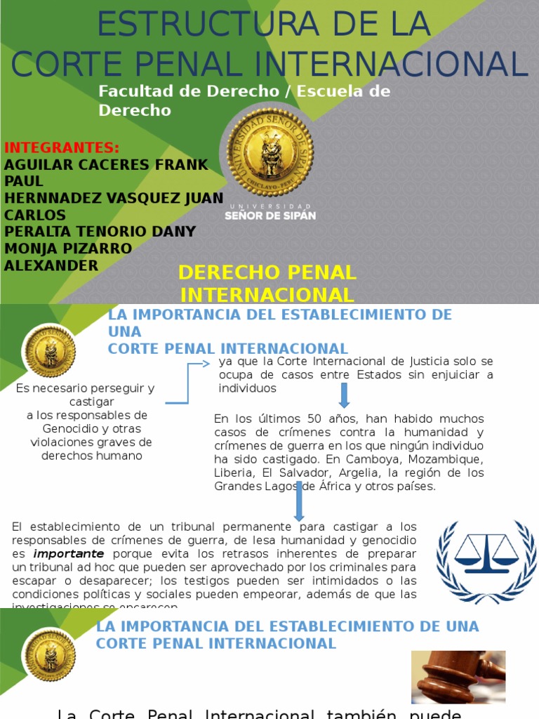 Estructura de La Corte Penal Internacional | Descargar gratis PDF ...