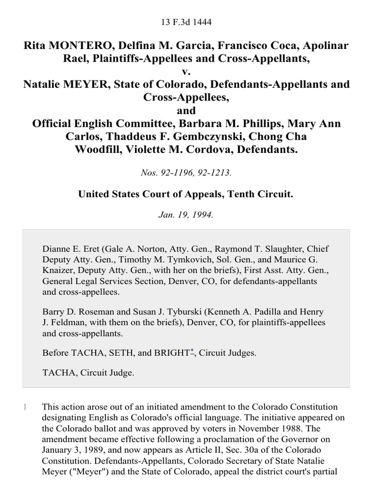 United States Court of Appeals, Tenth Circuit | PDF | Fourteenth ...
