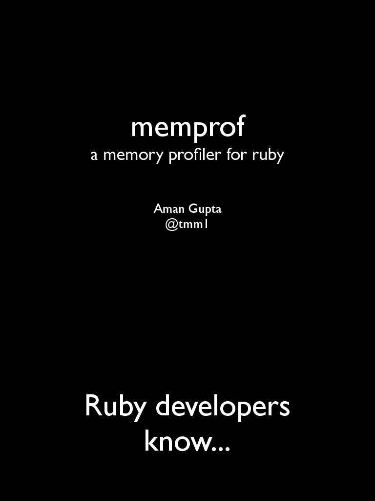 Memprof: A Memory Profiler For Ruby | PDF | String (Computer Science) | Array Data Type