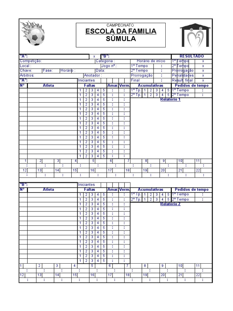 SUMULA DE FUTSAL | Esportes | Associação de Futebol