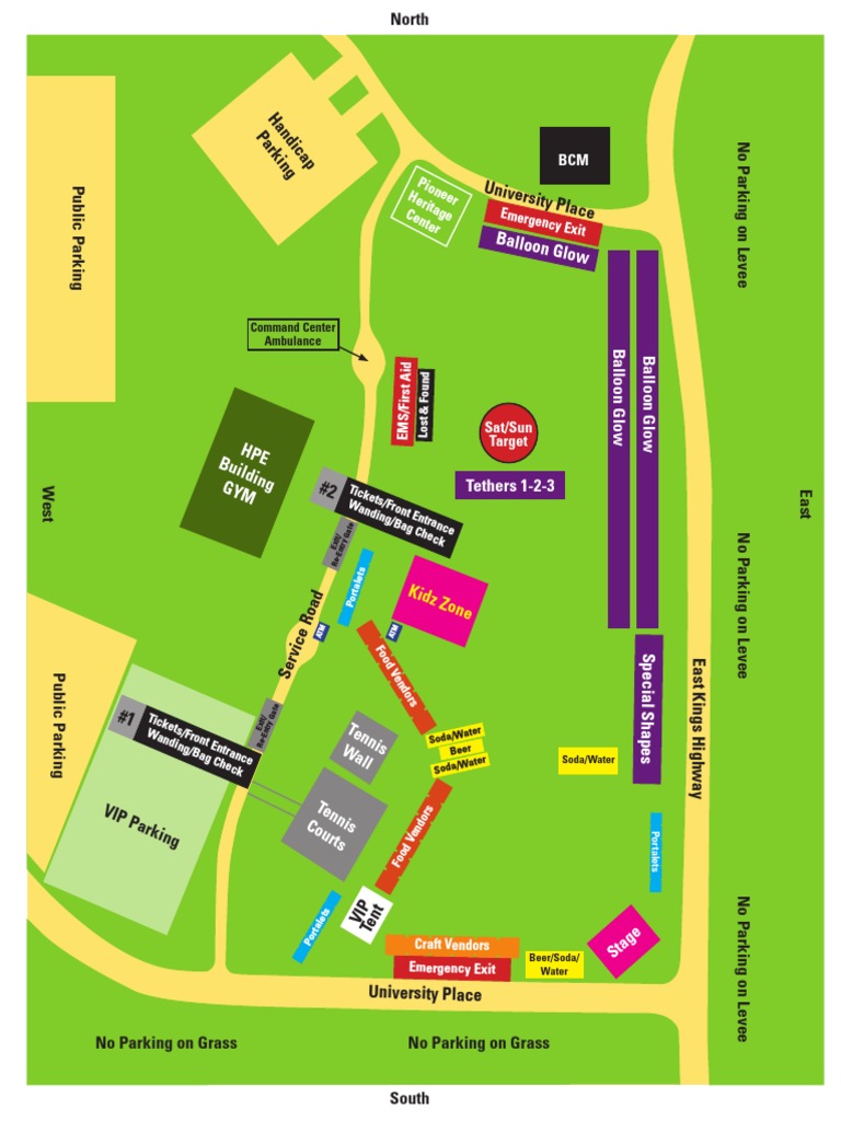 Red River Balloon Rally Map | PDF