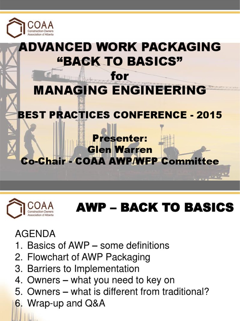 Engineering Work Packages | Procurement | Project Management