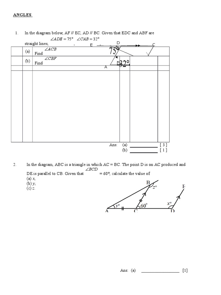 Angles | PDF | Triangle | Polytopes