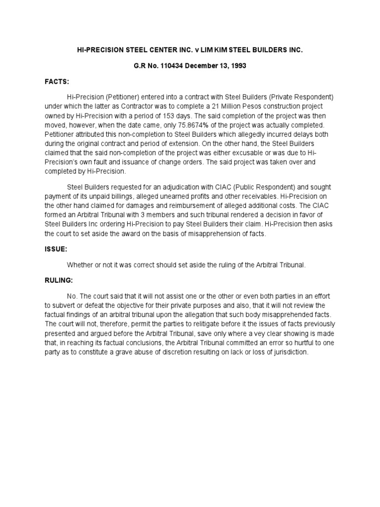 ADR Cases 3-10 Digests | PDF | Arbitration | Lawsuit