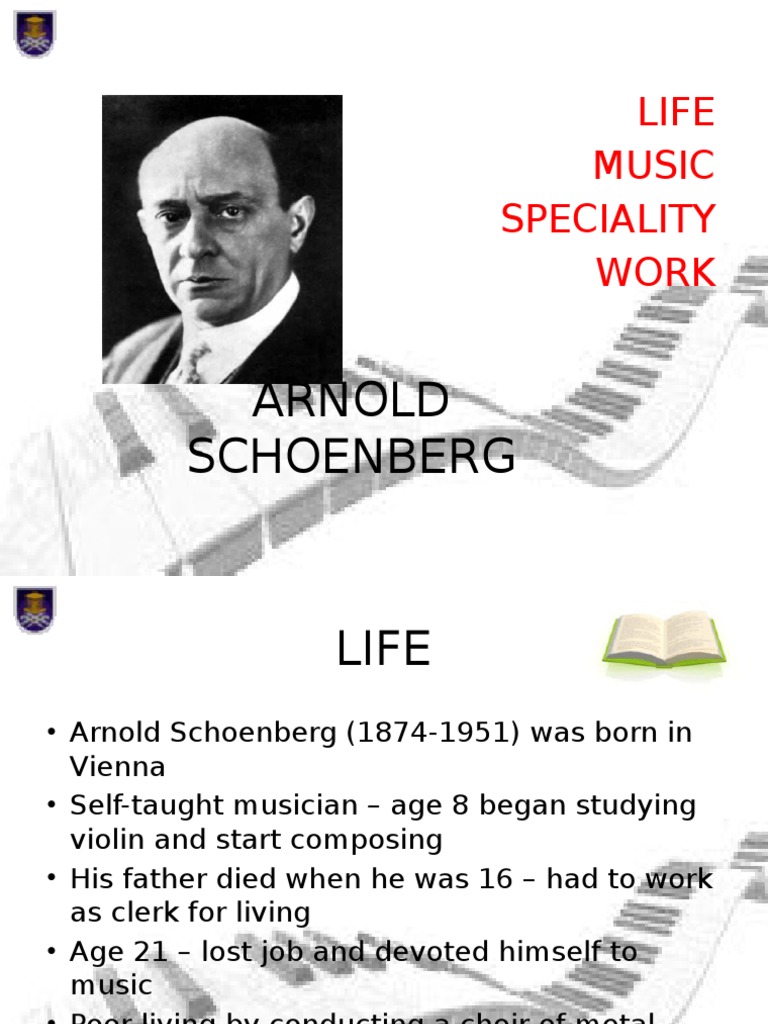 Life Music Speciality Work: Arnold Schoenberg | PDF