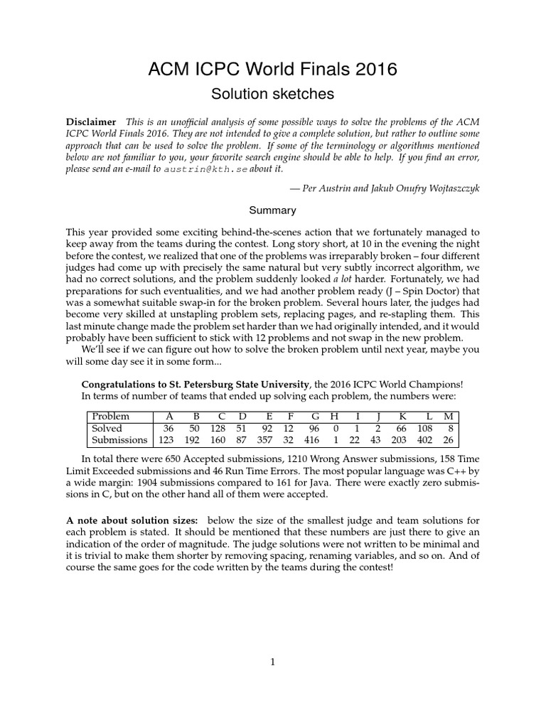 Finals 2016 Solutions | PDF | Linear Programming | Mathematical Optimization