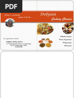 TDH Menu Oct 23B | PDF | Indian Cuisine | Food And Drink Preparation