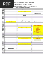 KTU Academic Calendar 2025-26 Overview | PDF | Academic Term | Higher ...