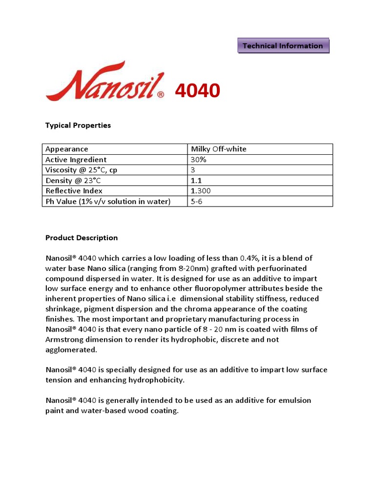 Technical Information 4040 | PDF