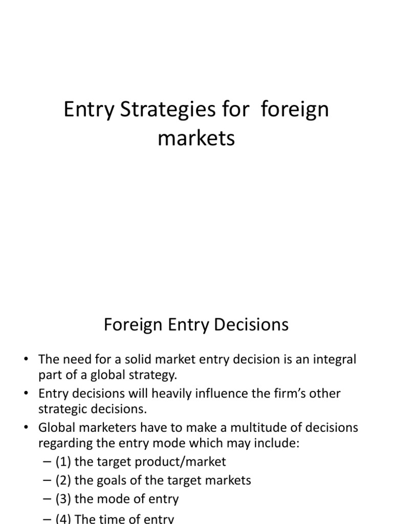 S-4 - Global Entry Strategies | PDF | Franchising | Mergers And ...