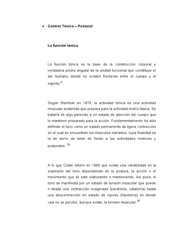 Control Tónico | PDF | Músculo | Las emociones