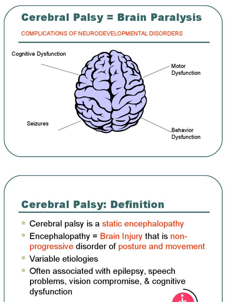 Cerebral Palsy Brain Paralysis: Complications of Neurodevelopmental ...