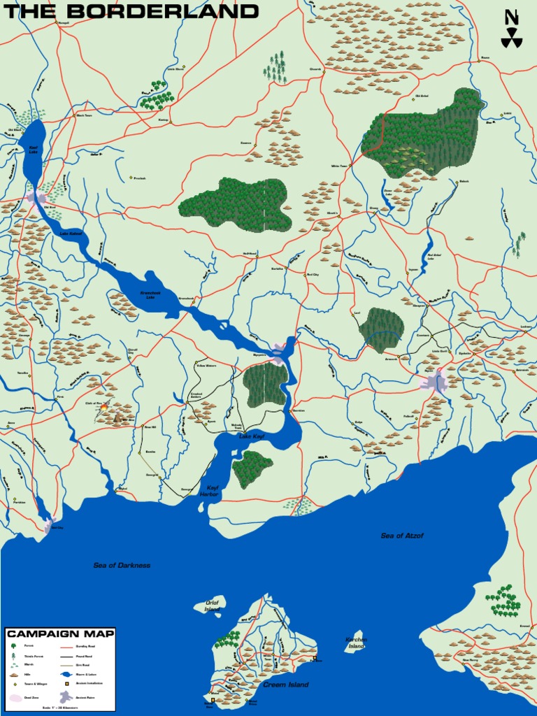 Map of The Borderland | PDF