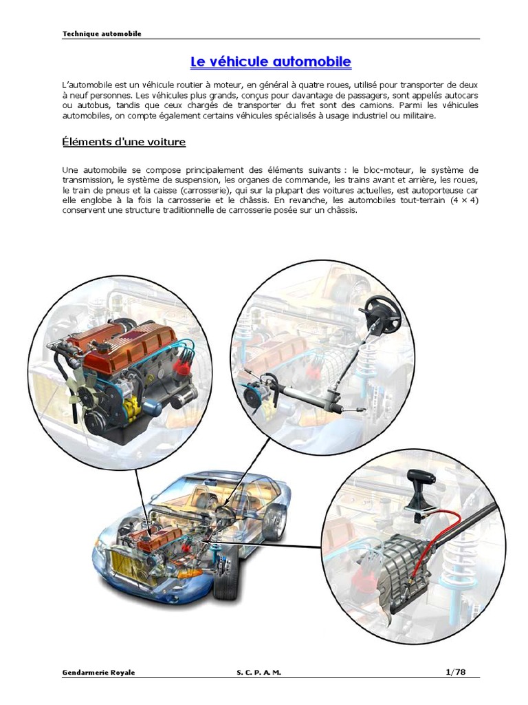 Cours Mecanique Auto | Injection (moteur) | Piston