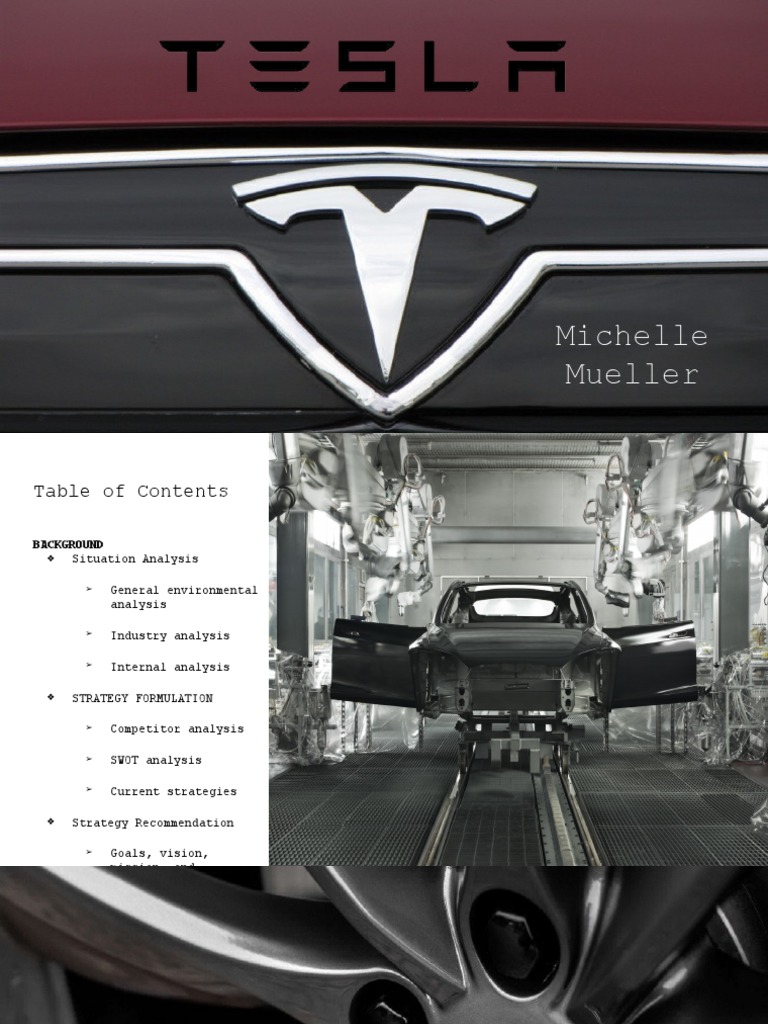 Tesla Strategic Management Overview | PDF | Electric Vehicle | Electric Car