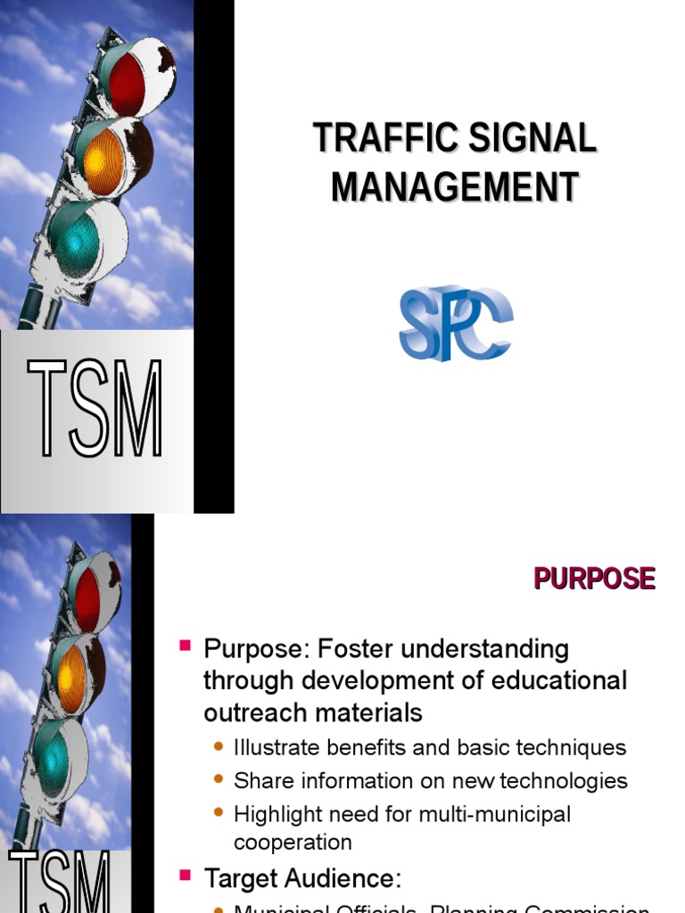 Traffic Signal Management Strategies | PDF | Traffic | Traffic Light