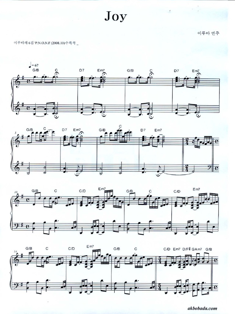 Yiruma - Joy PDF | PDF