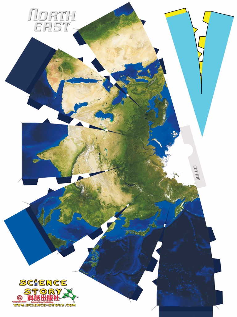 Earth Papercraft Planet Model A4 | PDF