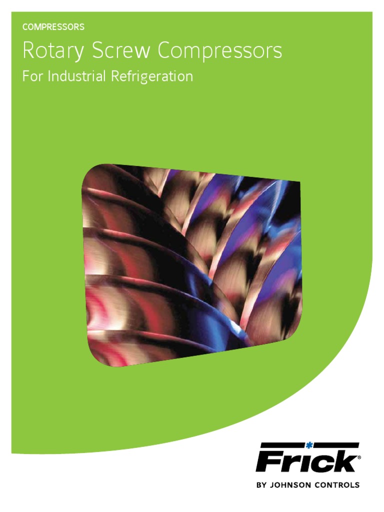 BE SG RWF Frick II Rotary | PDF | Gas Compressor | Mechanical Engineering