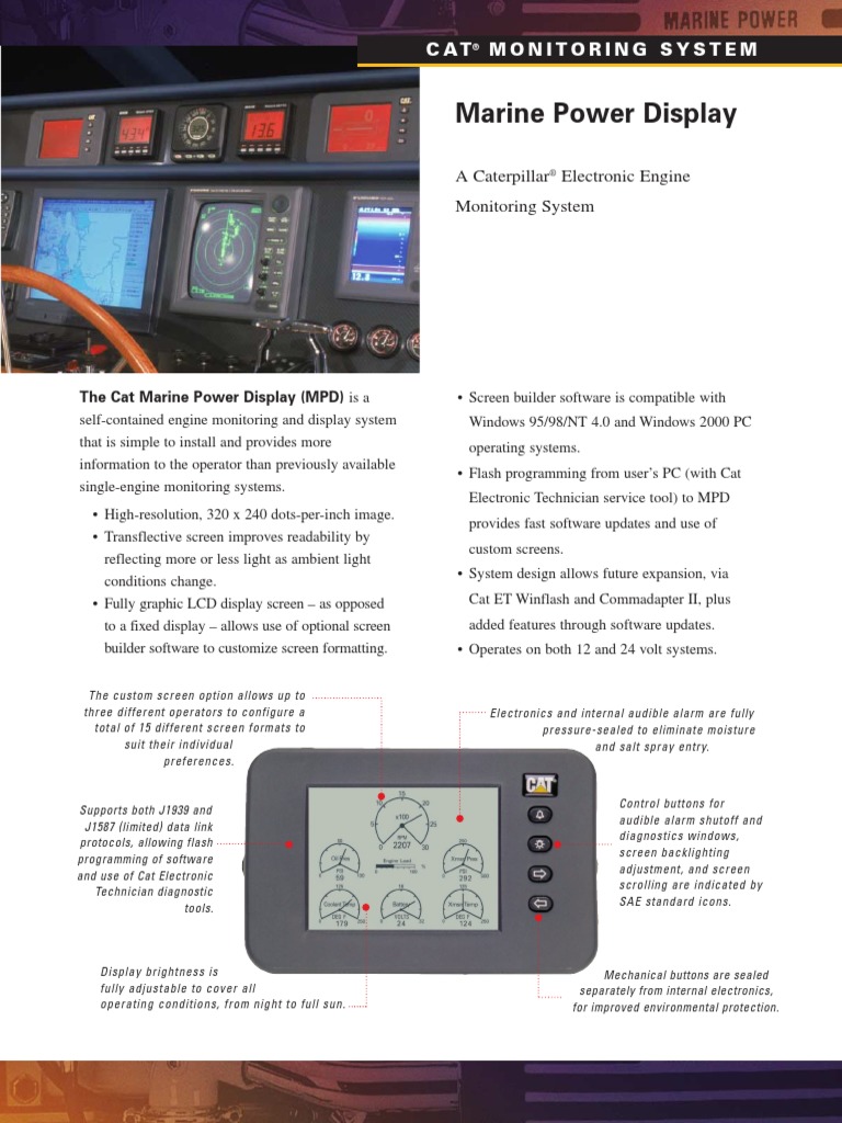 Brochure - Cat Marine Power Display | PDF | Personal Computers ...