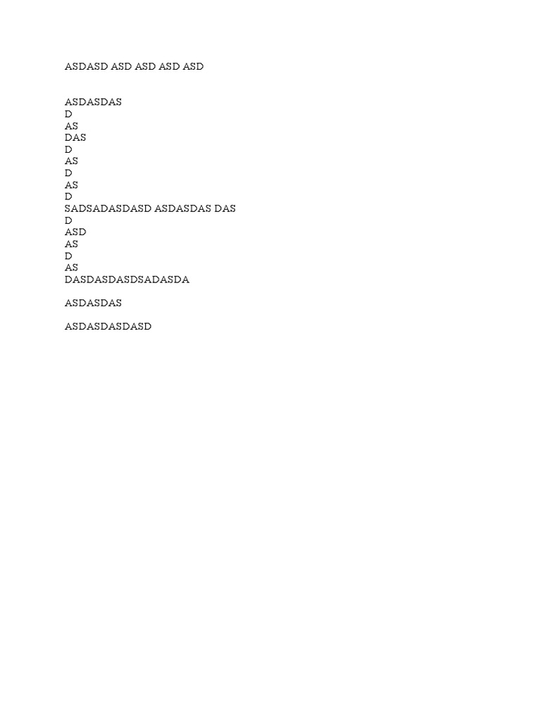 Asdasd Asd Asd Asd Asd | PDF