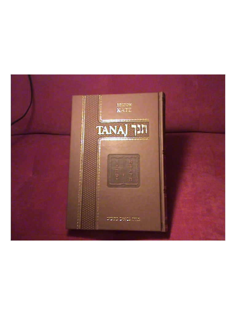 Tanaj Edicion Katz T 1 o Biblia Hebrea Del Pentateuco 631001 ...
