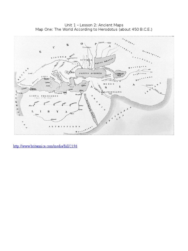 Ancient Maps: Herodotus' World | PDF