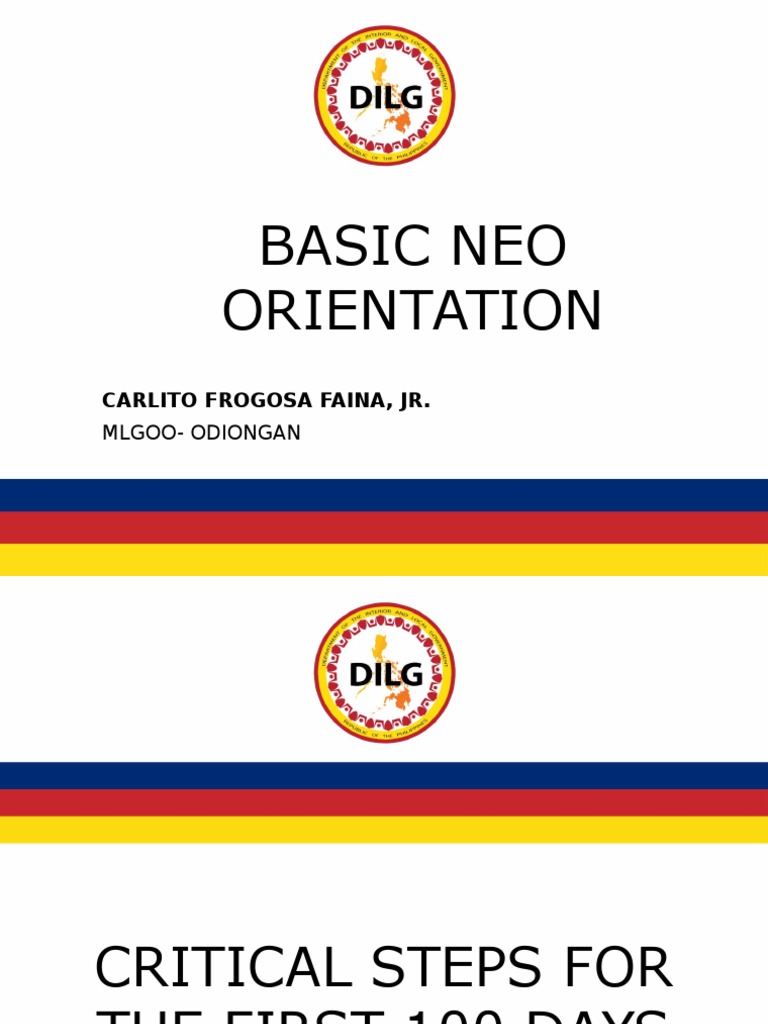 NEO Basic Orientation | PDF