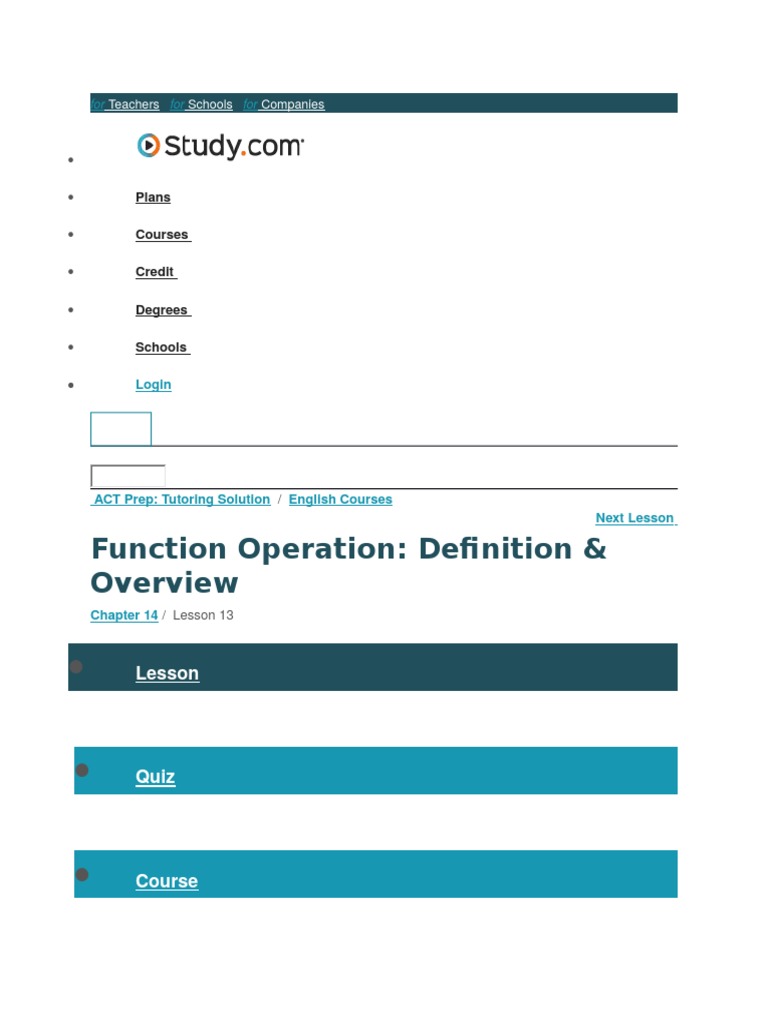 Operation Functions | PDF | Function (Mathematics) | Exponentiation