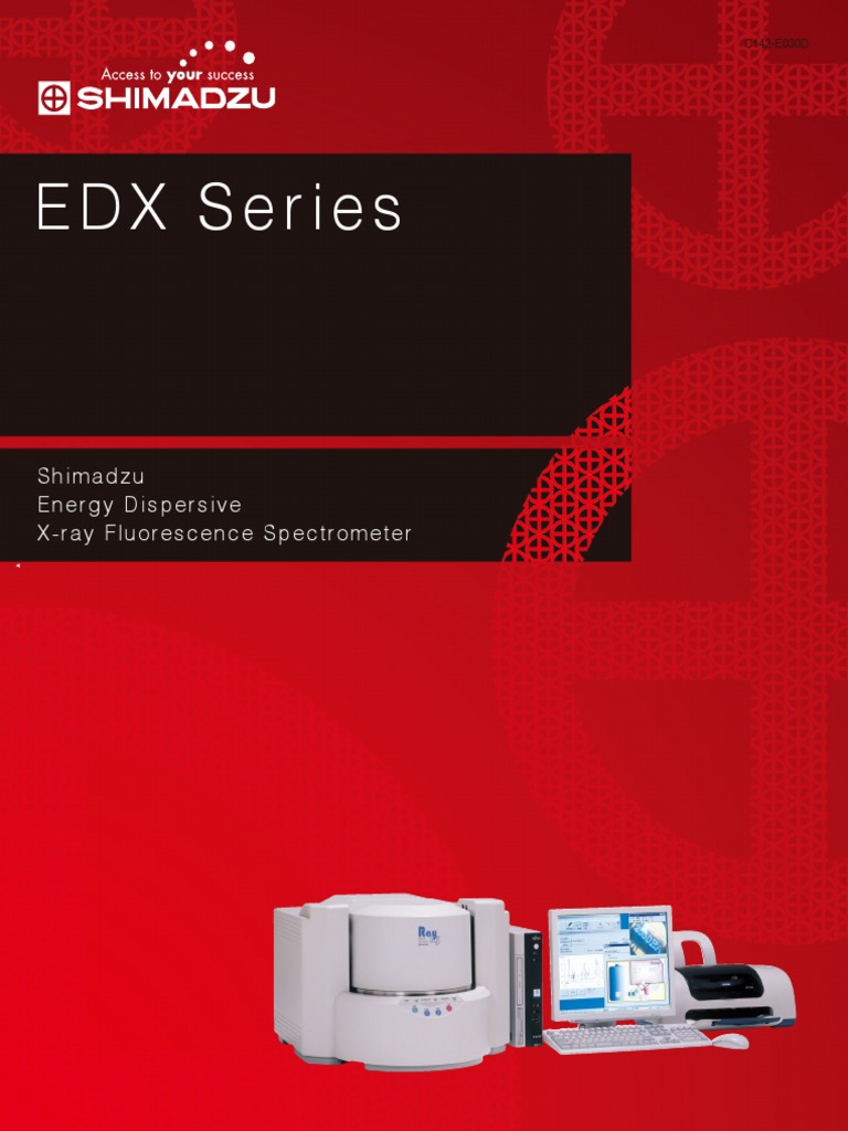 Edx 800 | PDF | Energy Dispersive X Ray Spectroscopy | X Ray