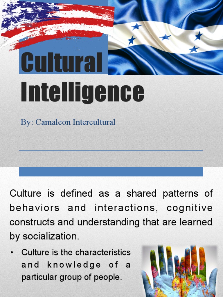 Cultural Intelligence: By: Camaleon Intercultural | PDF | Social Science