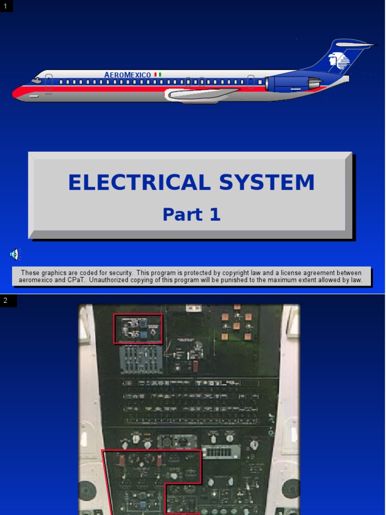 MD - 80 Sistema Electrico | PDF | Electric Generator | Ac Power Plugs ...