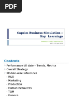 Capsim Cheat Sheet | PDF | Stocks | Bonds (Finance)