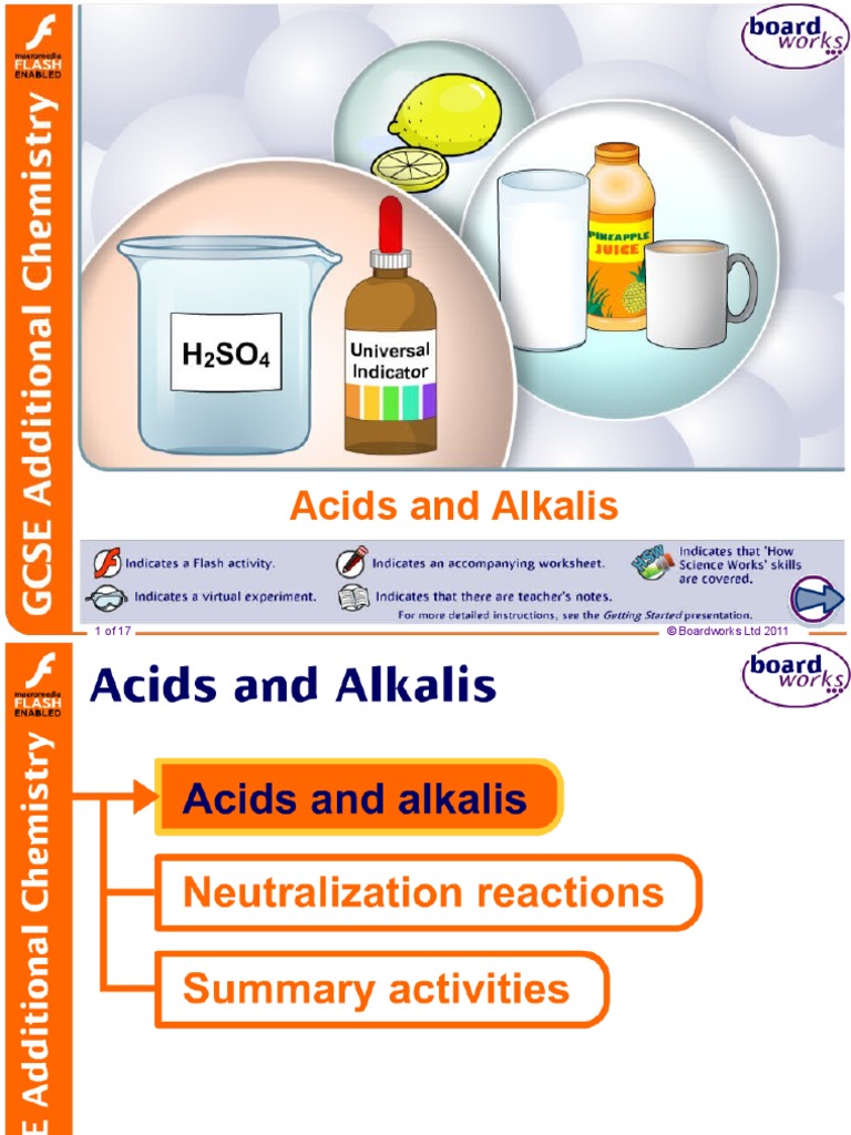 Acids and Alkalis | PDF | Hydroxide | Ph