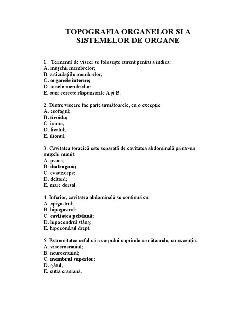 1 Topografia Organelor Si A Sistemelor De Organe Pdf