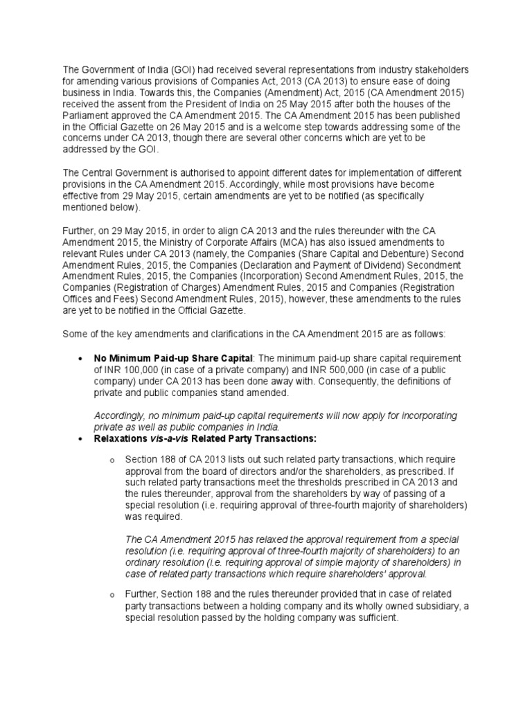 The Government of India | PDF | Public Company | Board Of Directors