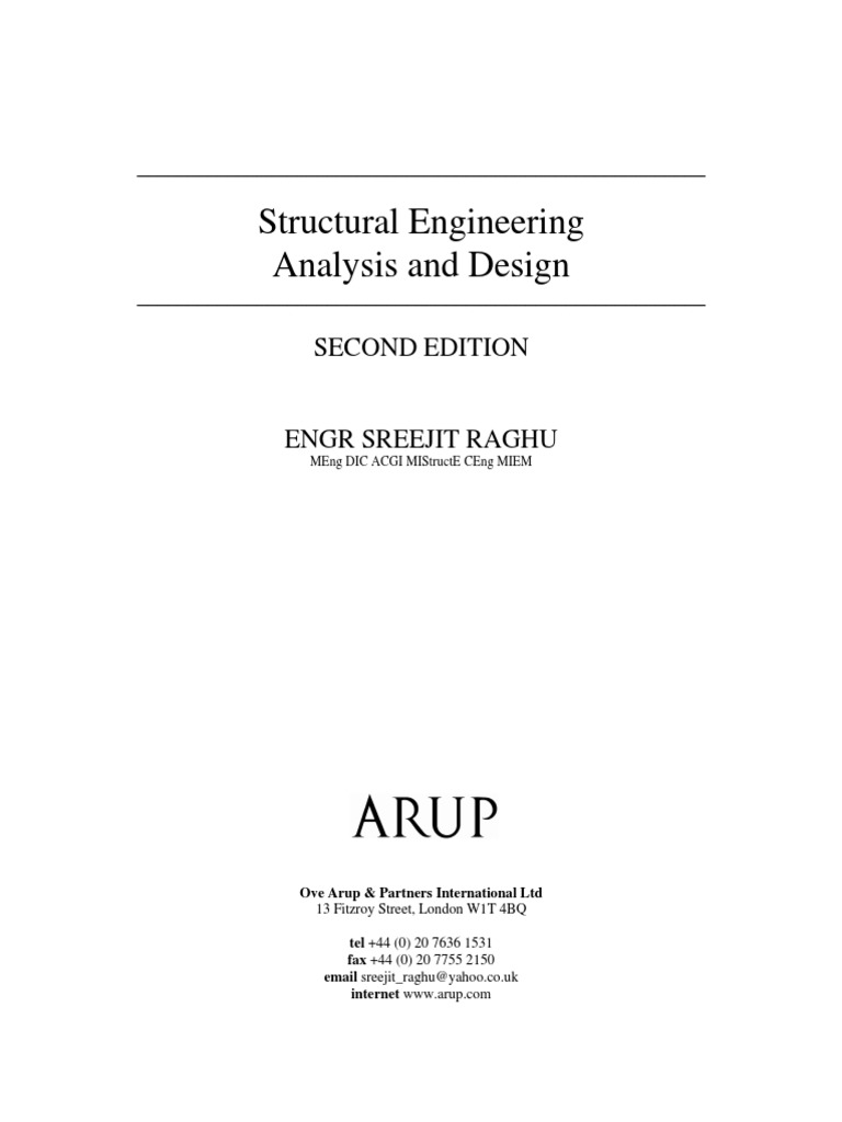 (05523) - Structural Engineering Analysis and Design 2nd - ENGR SREEJIT ...