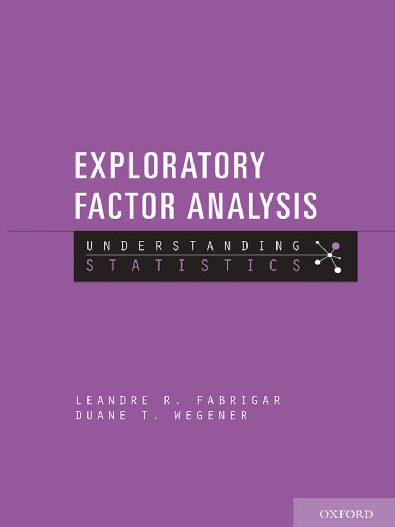 Exploratory Factor Analysis | PDF | Factor Analysis | Visual Cortex
