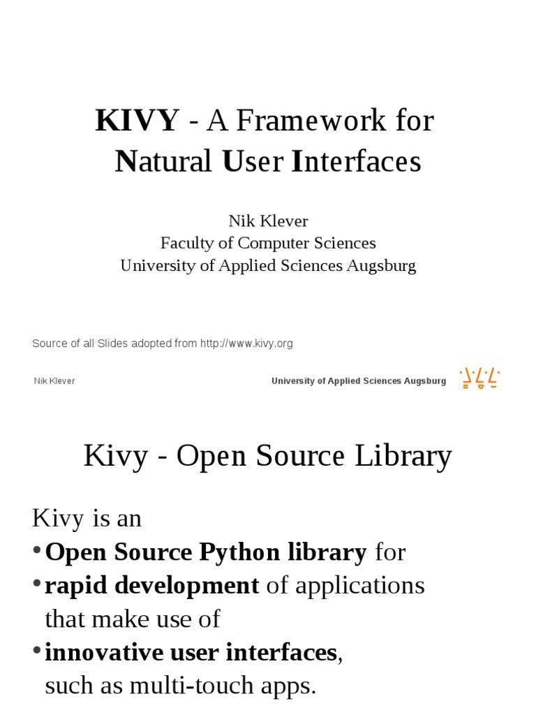 Kivy Framework Korea | PDF | Android (Operating System) | Linux