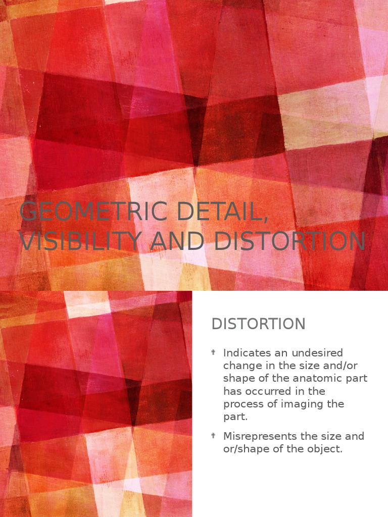 Geometric Detail, Visibility & Distortion of Detail | PDF Geometric Detail, Visibility & Distortion of Detail | PDF