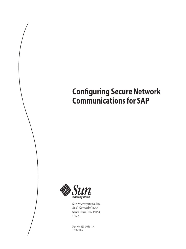 Configuring Secure Network Communications For SAP | PDF | Library (Computing) | License